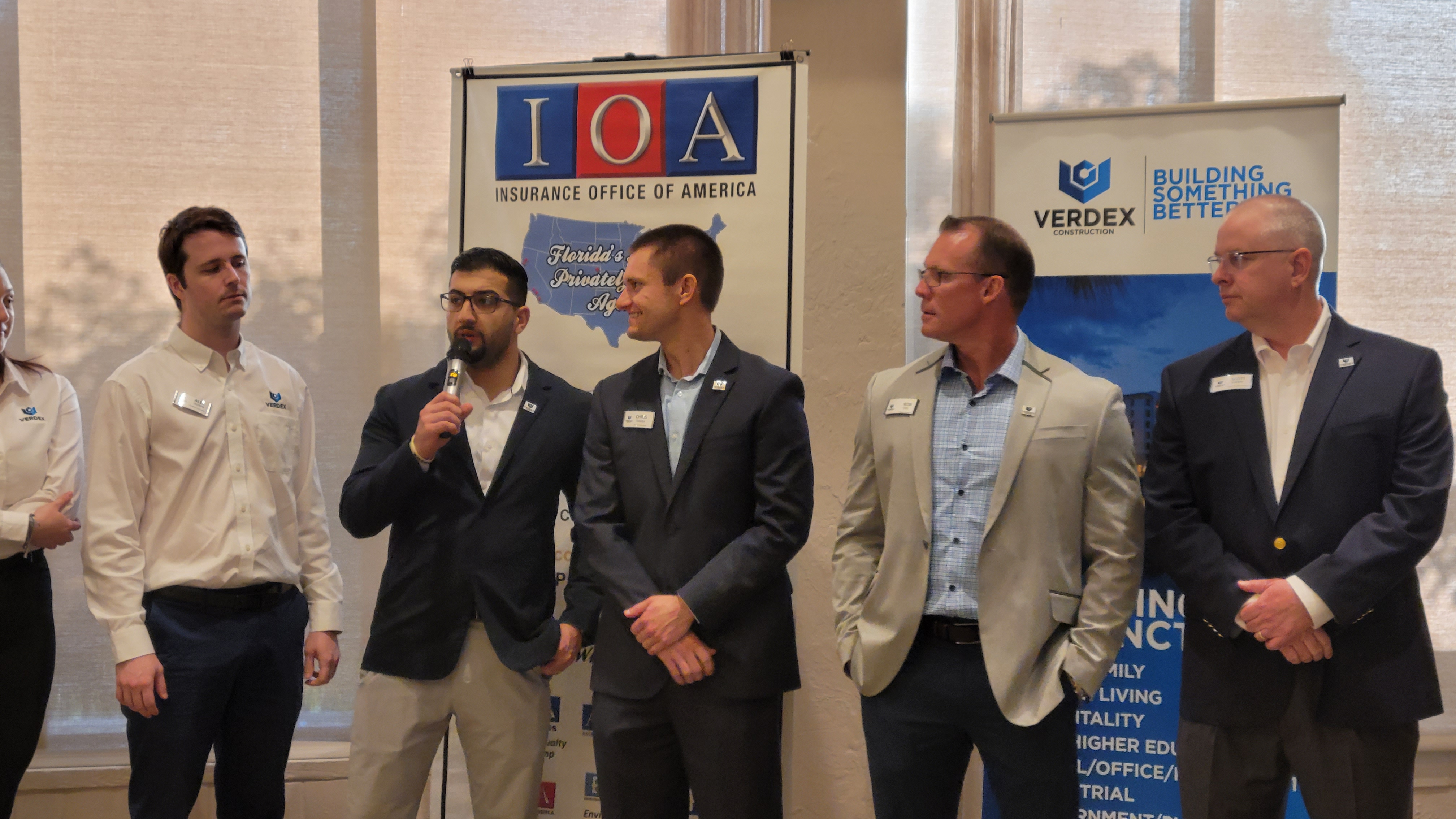 Construction of South Florida - networking breakfast - verdex construction 2024