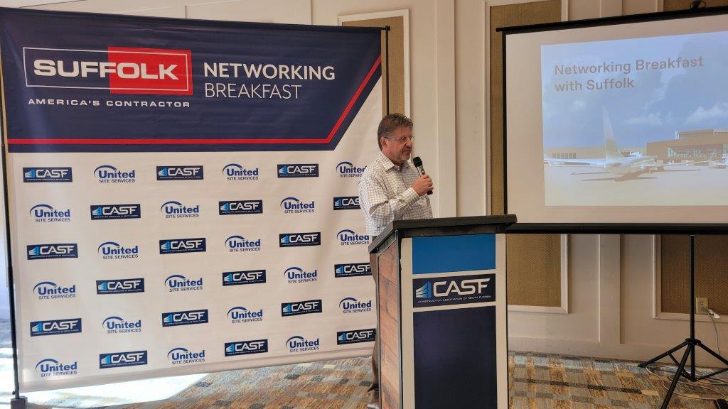 Construction of South Florida - networking breakfast - suffolk construction 2024